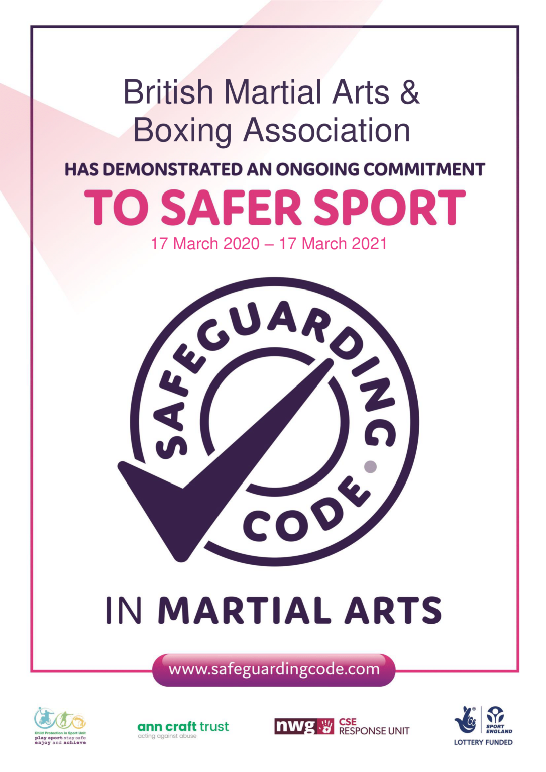 Our Awards & Recognition - British Martial Arts & Boxing Association ...