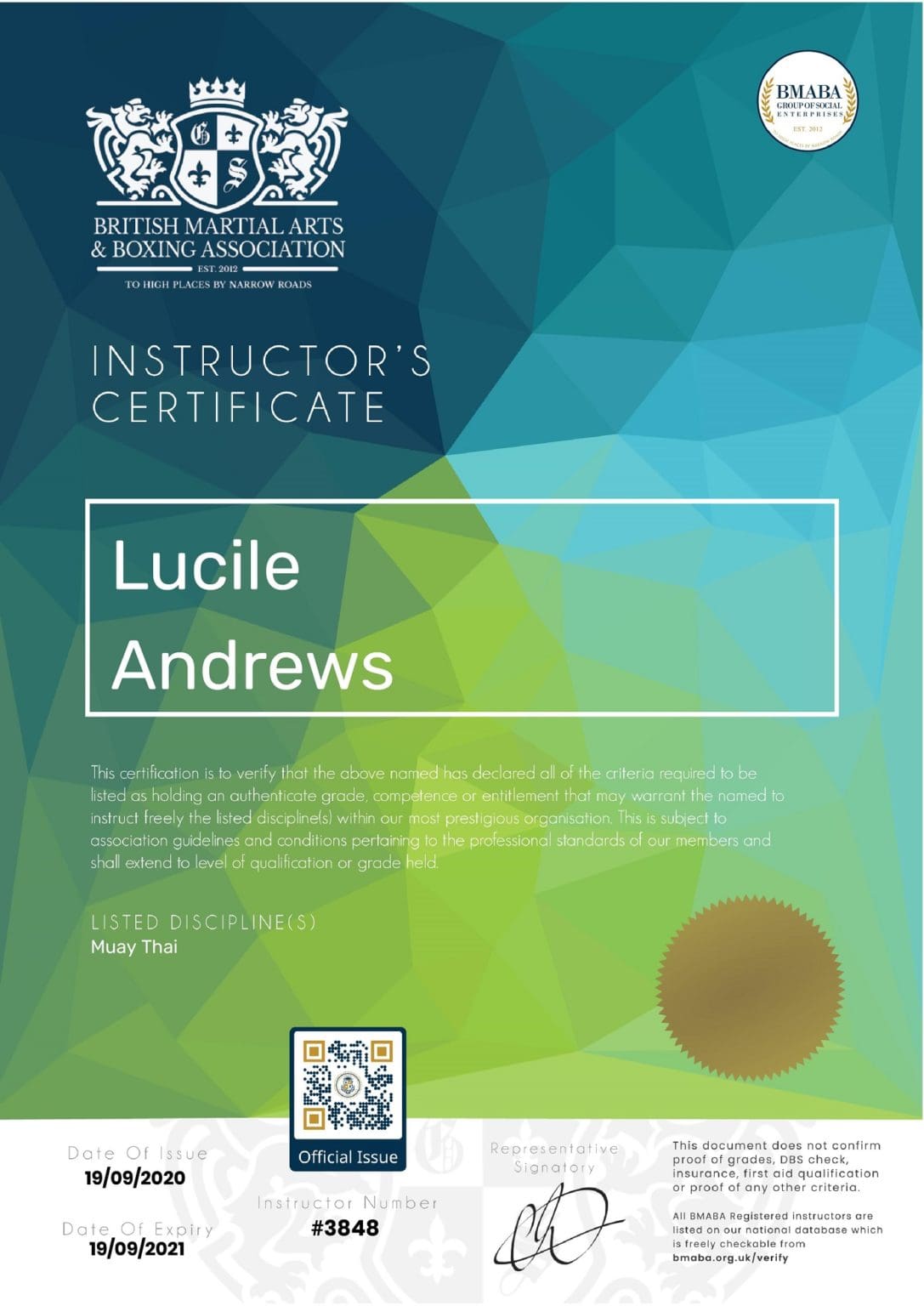 Martial Arts Instructor Certification & Licensing - British Martial ...